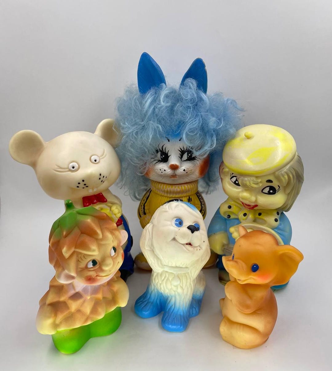 Vintage Soviet Rubber Toys – Collectible USSR Era Figures | Retro Baby ...