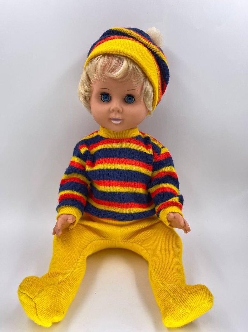 Vintage DDR Plastikpuppe - Seltenes Retro Ostblock Spielzeug, 1970er ...