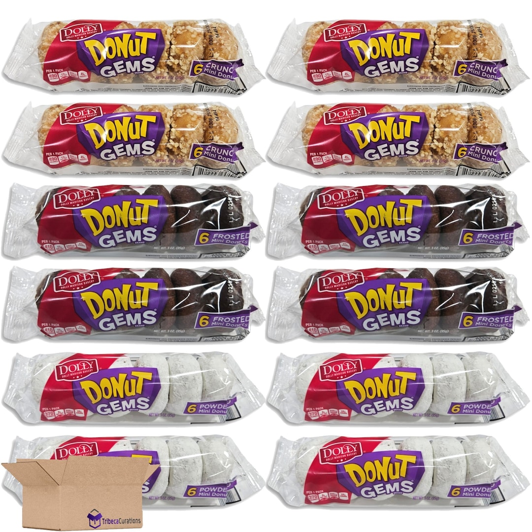 Dolly Madison Dolly Madison Donut Gems Mini Donuts Donettes Variety ...