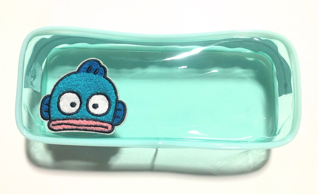 Hangyodon (hello Kitty) Zippered Pouch (light Aqua) - Etsy