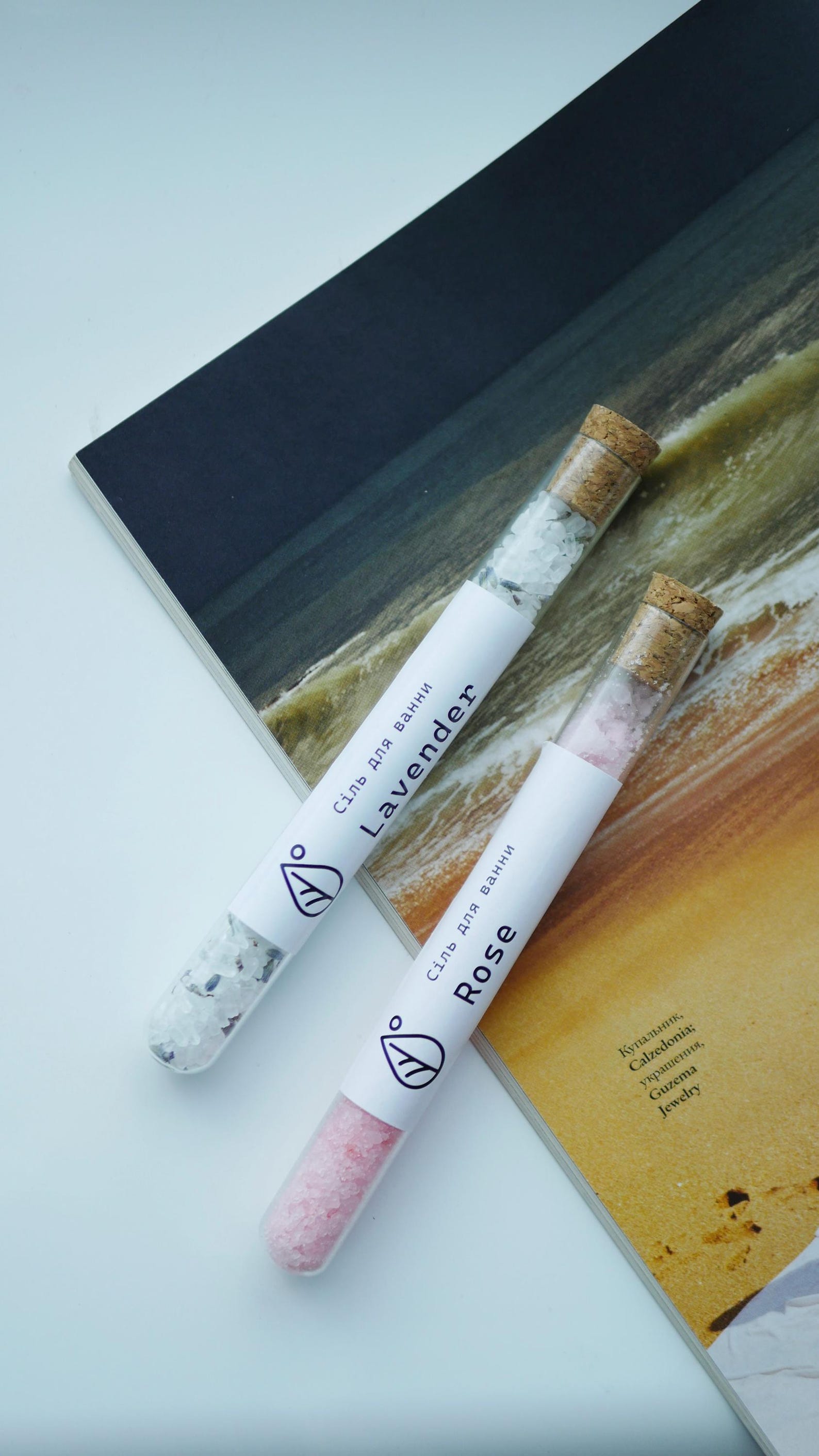 3 Oz Test Tube Bath Salt Collection 3 Scented Bath Salts in Large Test ...