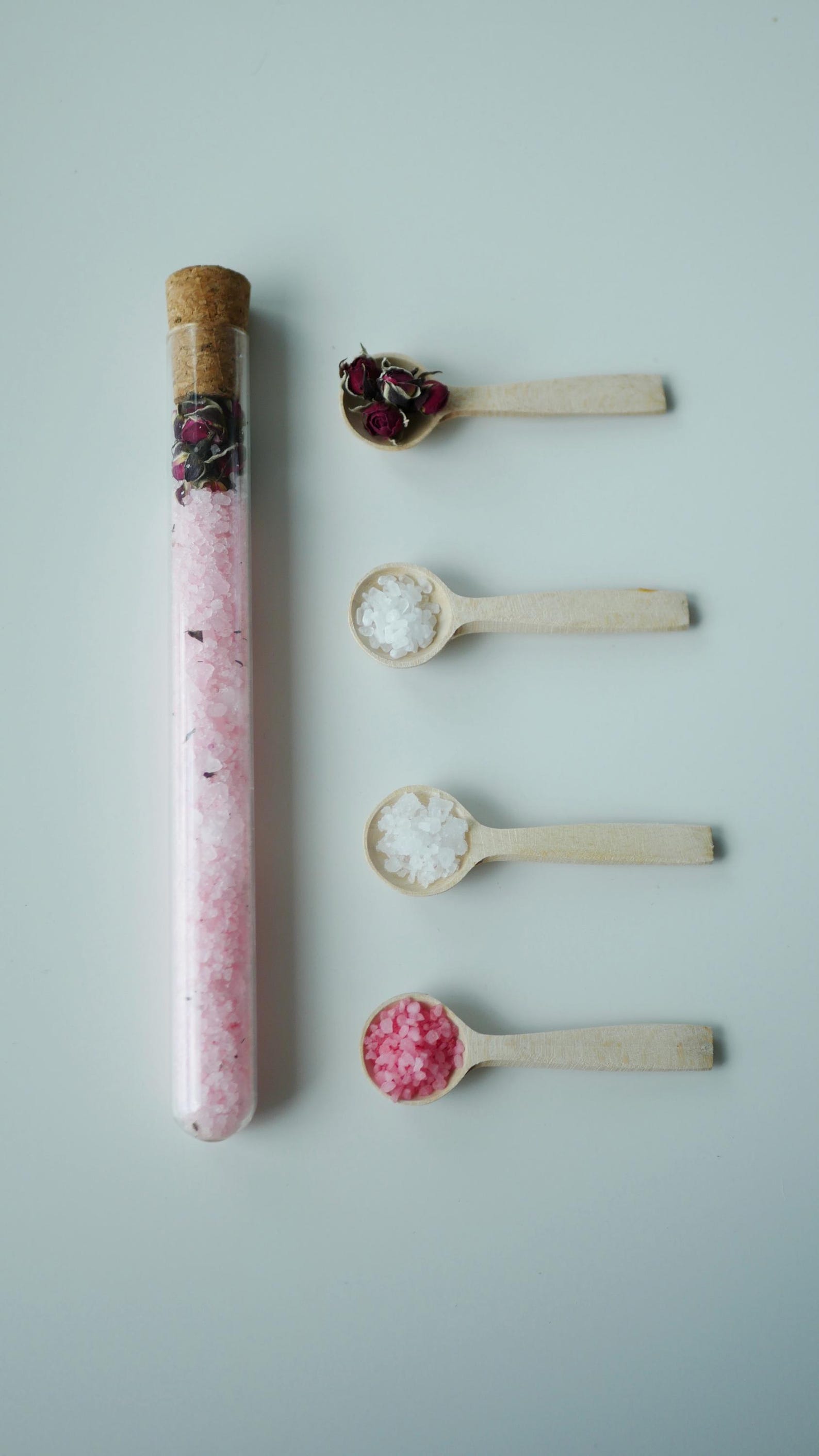 3 Oz Test Tube Bath Salt Collection 3 Scented Bath Salts in Large Test ...