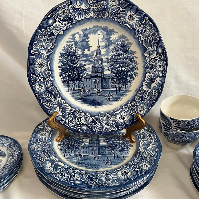 Liberty Blue Plate - Etsy