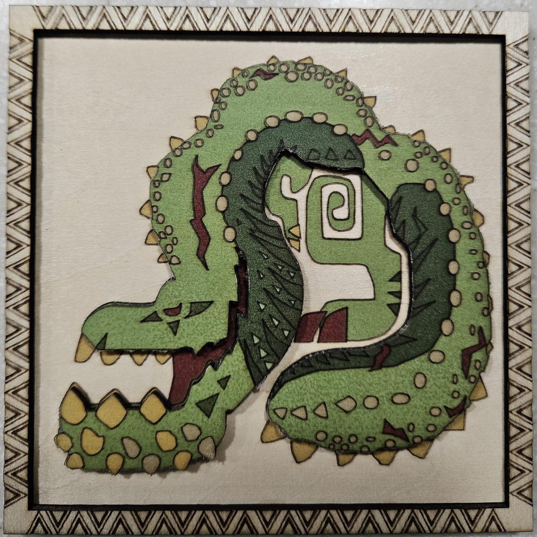 Deviljho Monster Hunter Plaque 3d Wood Cut/engraving With Resin Coat - Etsy