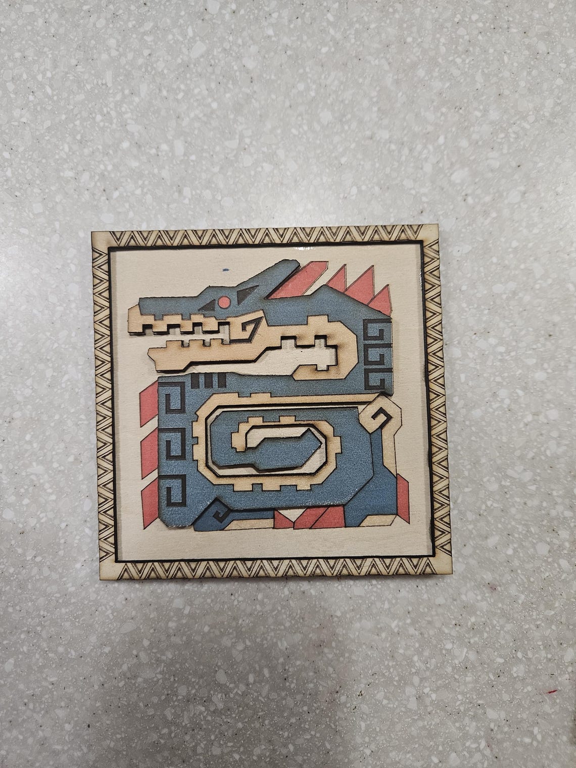 Lagiacrus Monster Hunter Plaque 3d Wood Cut/engraving With Resin Coat ...