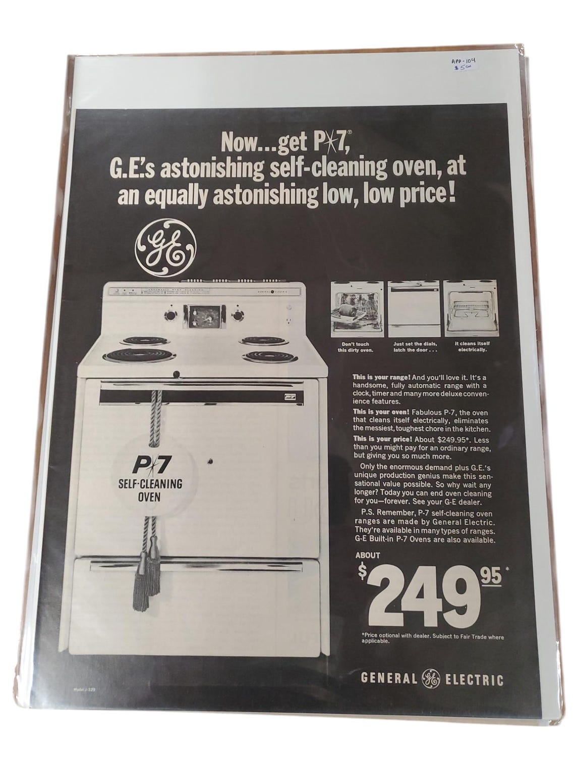 Four Appliance Magazine Ads From the 1960s - Etsy