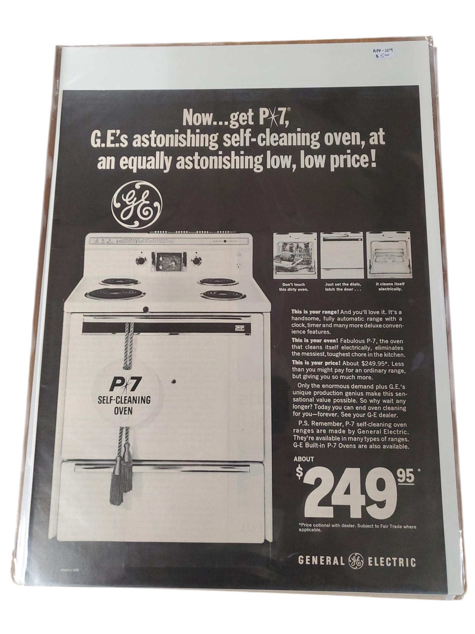 Four Appliance Magazine Ads From the 1960s - Etsy