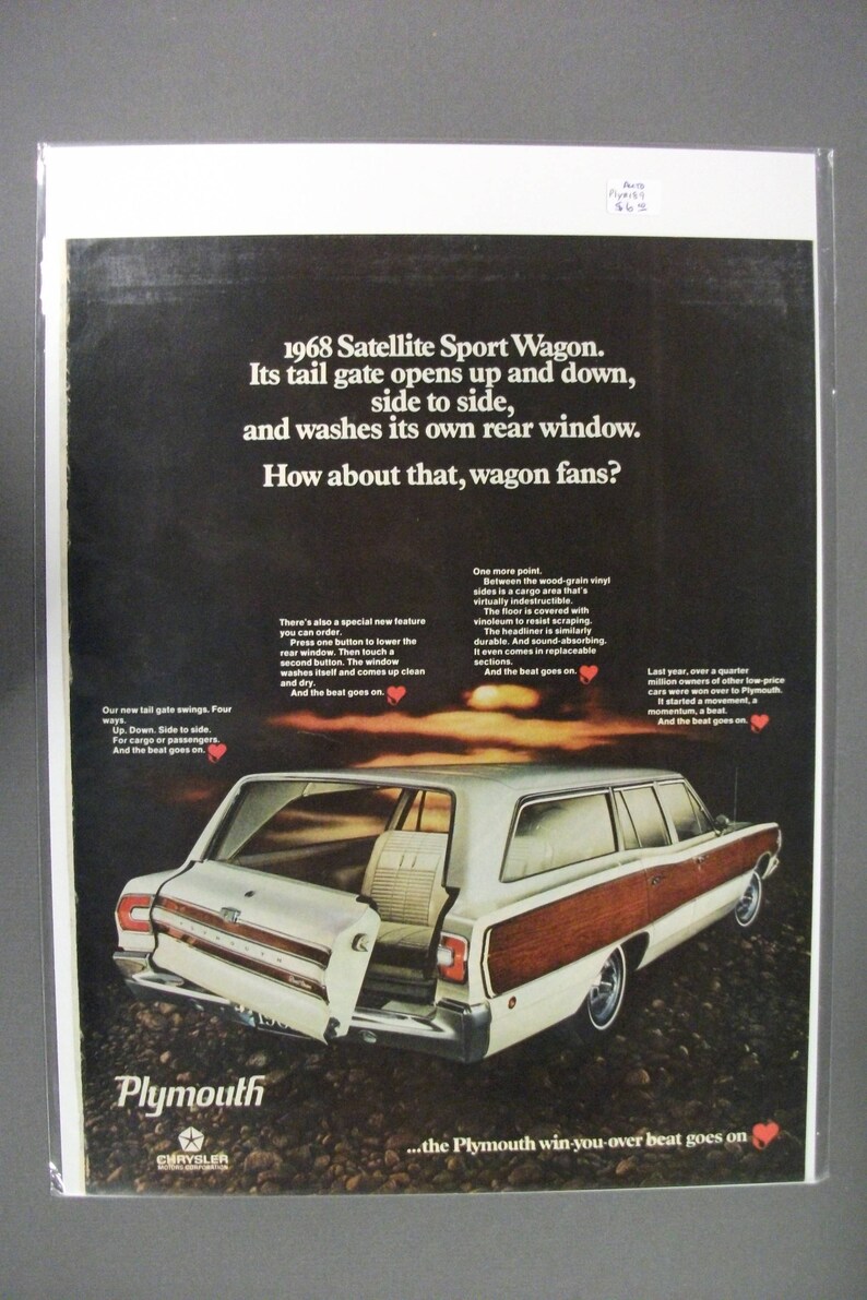 Ply 188 Plymouth October 1967 - Etsy Canada