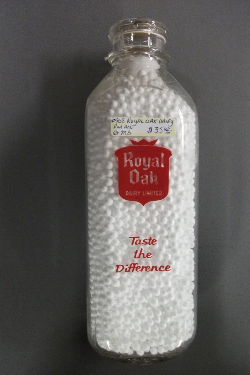 908 Royal Oak Dairy Quart . Milk Bottle - Etsy