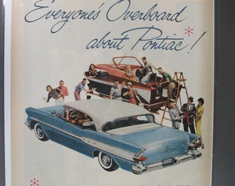 1957 Pontiac Magazine Ad - Etsy