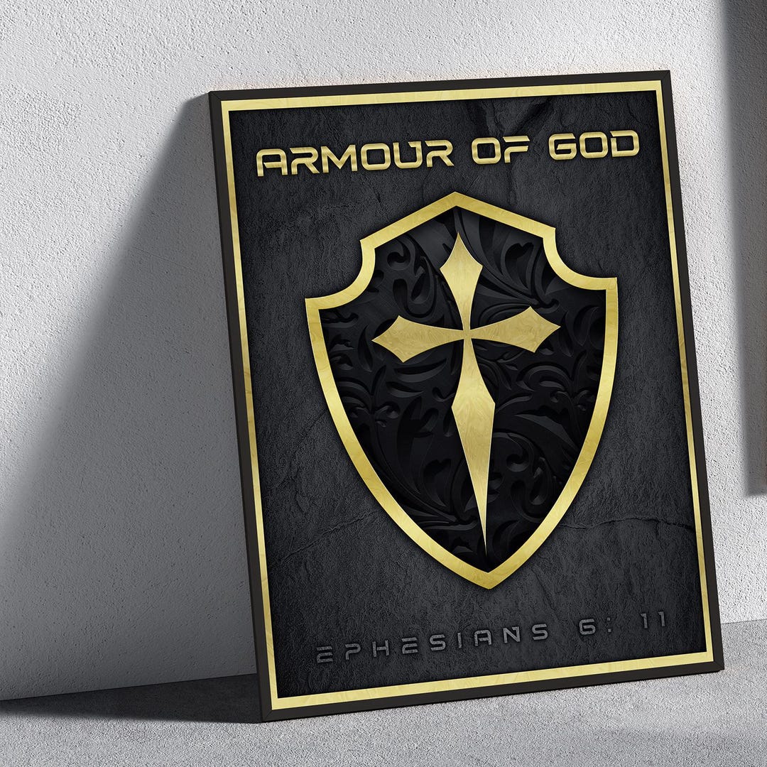 Armour of God Ephesians 6: 11 Christian Wall Art Jesus Christ Bible ...