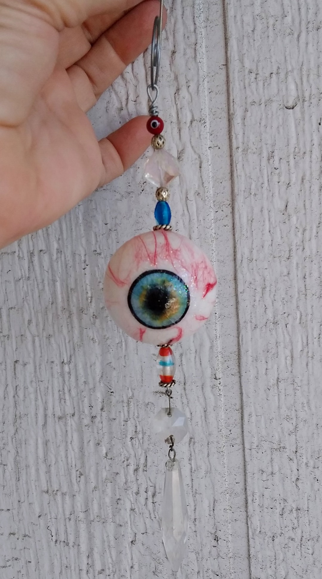 Spooky Gothic Scary Realistic Eyeball Ornament/halloween - Etsy