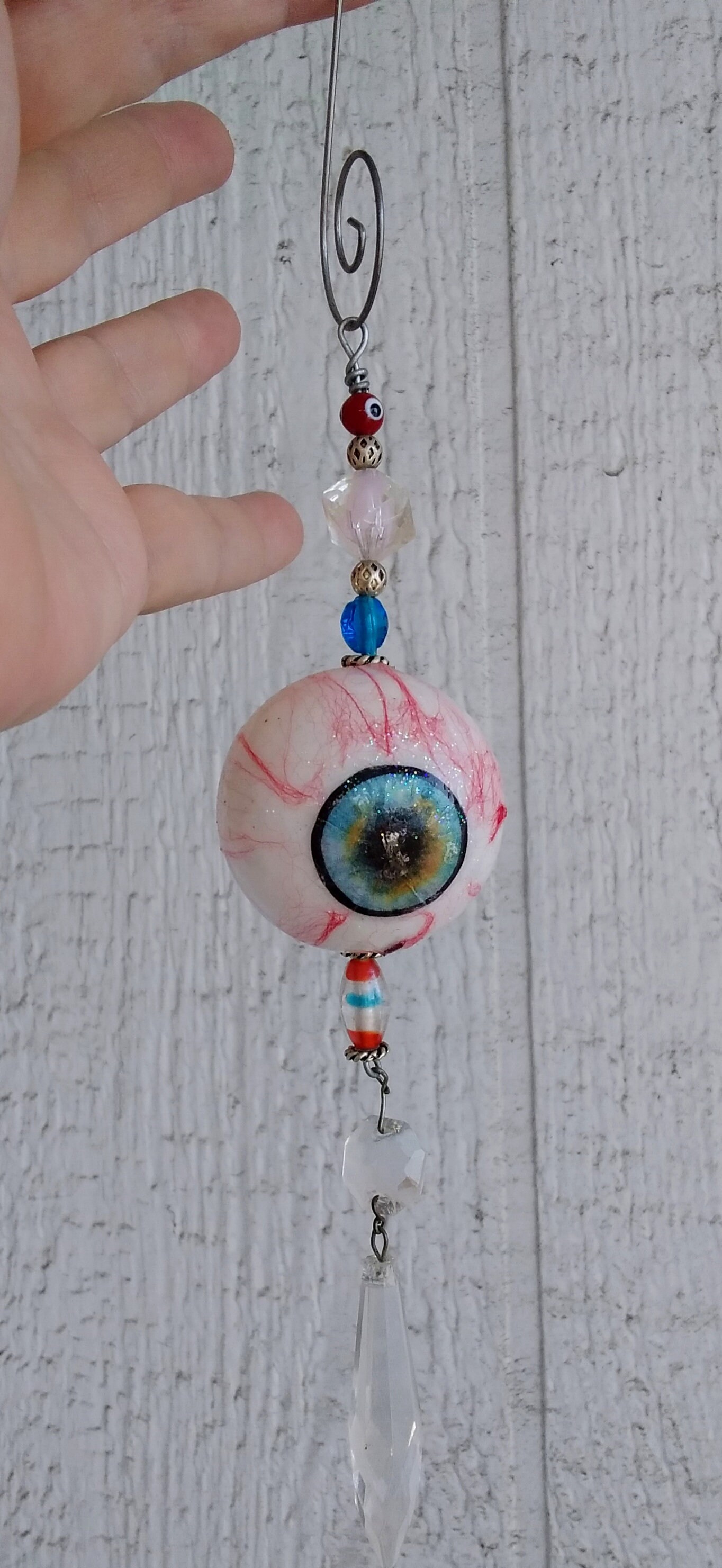 Spooky Gothic Scary Realistic Eyeball Ornament/halloween - Etsy
