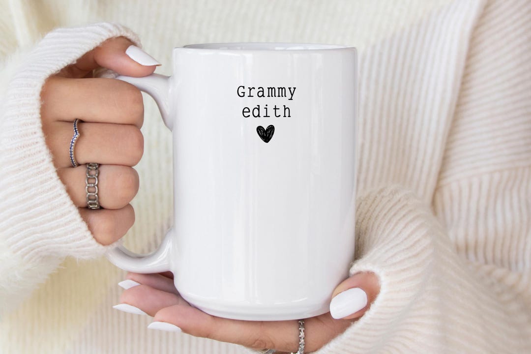 Custom Grammy Name Mug, Grammy Birthday Gift, Est 2025, Pregnancy ...