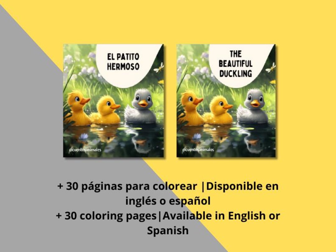 Cuento Infantil Páginas Para Colorear El Patito Hermoso reversión El ...