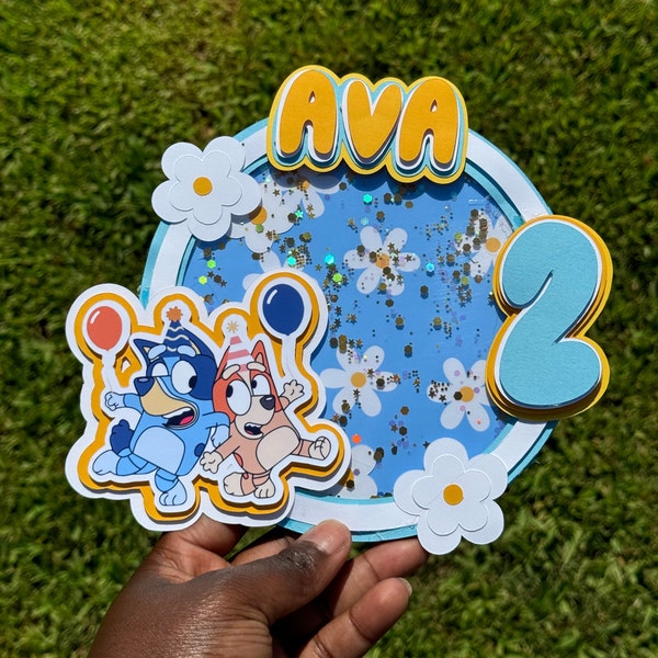 Bluey Cake Topper - Etsy