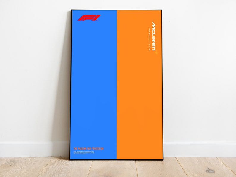 Mclaren F1 Poster, Technic Compatible, Formula 1, Formula 1 Wall Art ...