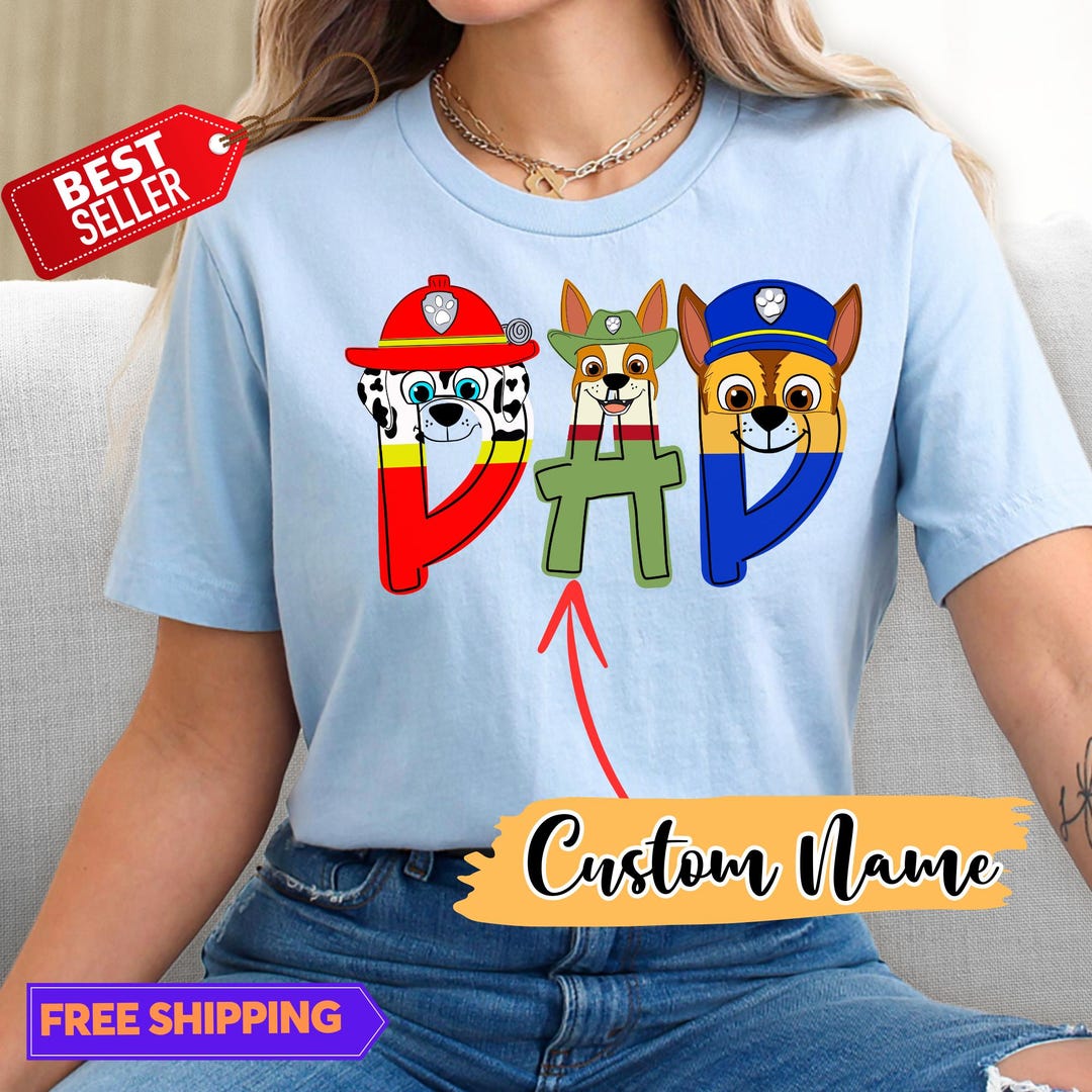 Custom Family Patrol Shirt, Personalized Patrol Birthday Tee, Mom ...