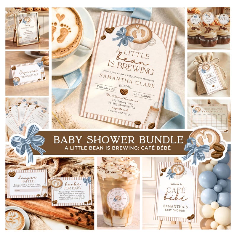 Cafe Bebe Baby Shower - Etsy