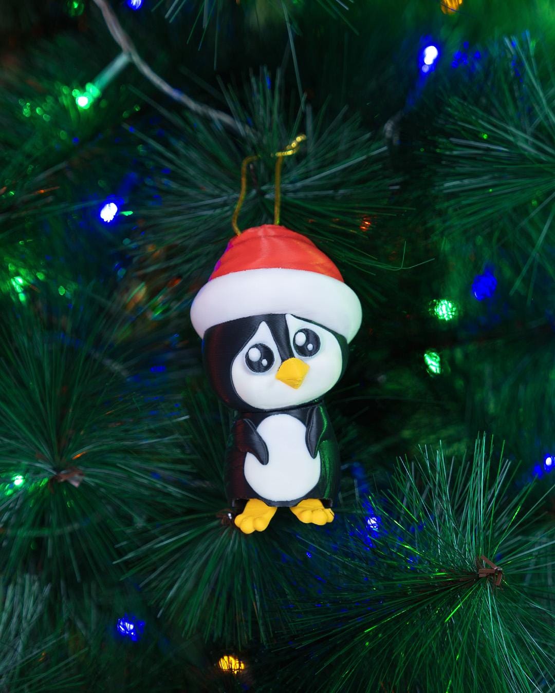 Flipper the Penguin 3D Printed Christmas Tree Ornament - Etsy