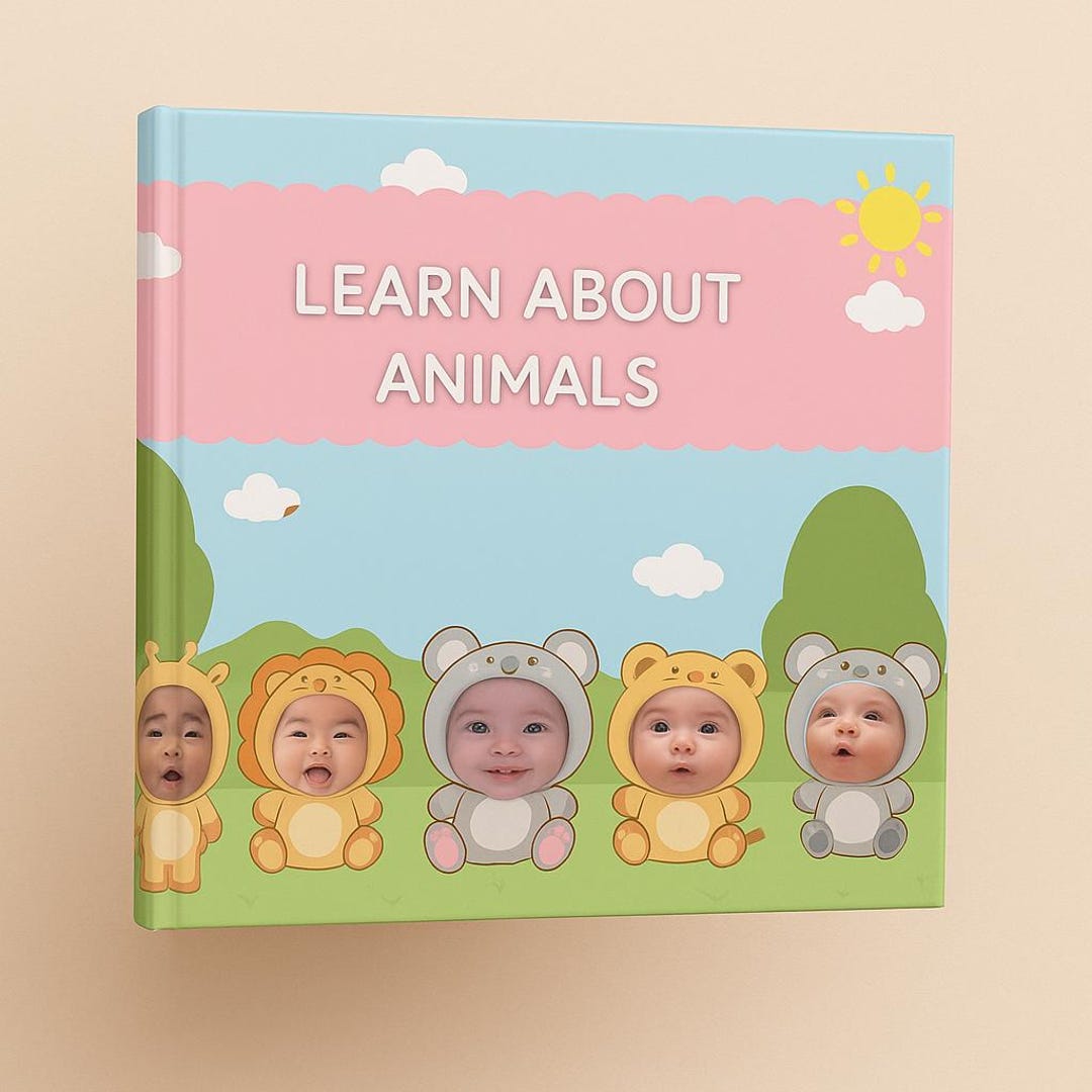 Editable Animal Adventure Book for Kids | Digital Storybook Ages 1-6 ...