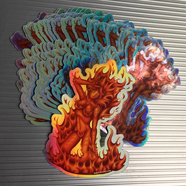 Female Fire Elemental - Etsy