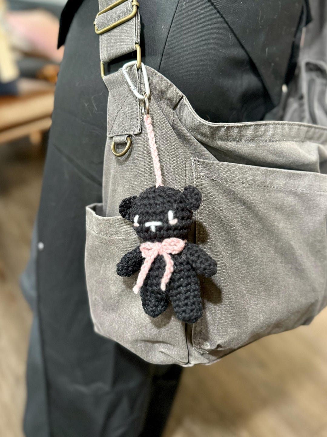 Teddy Bear Key Chain - Etsy