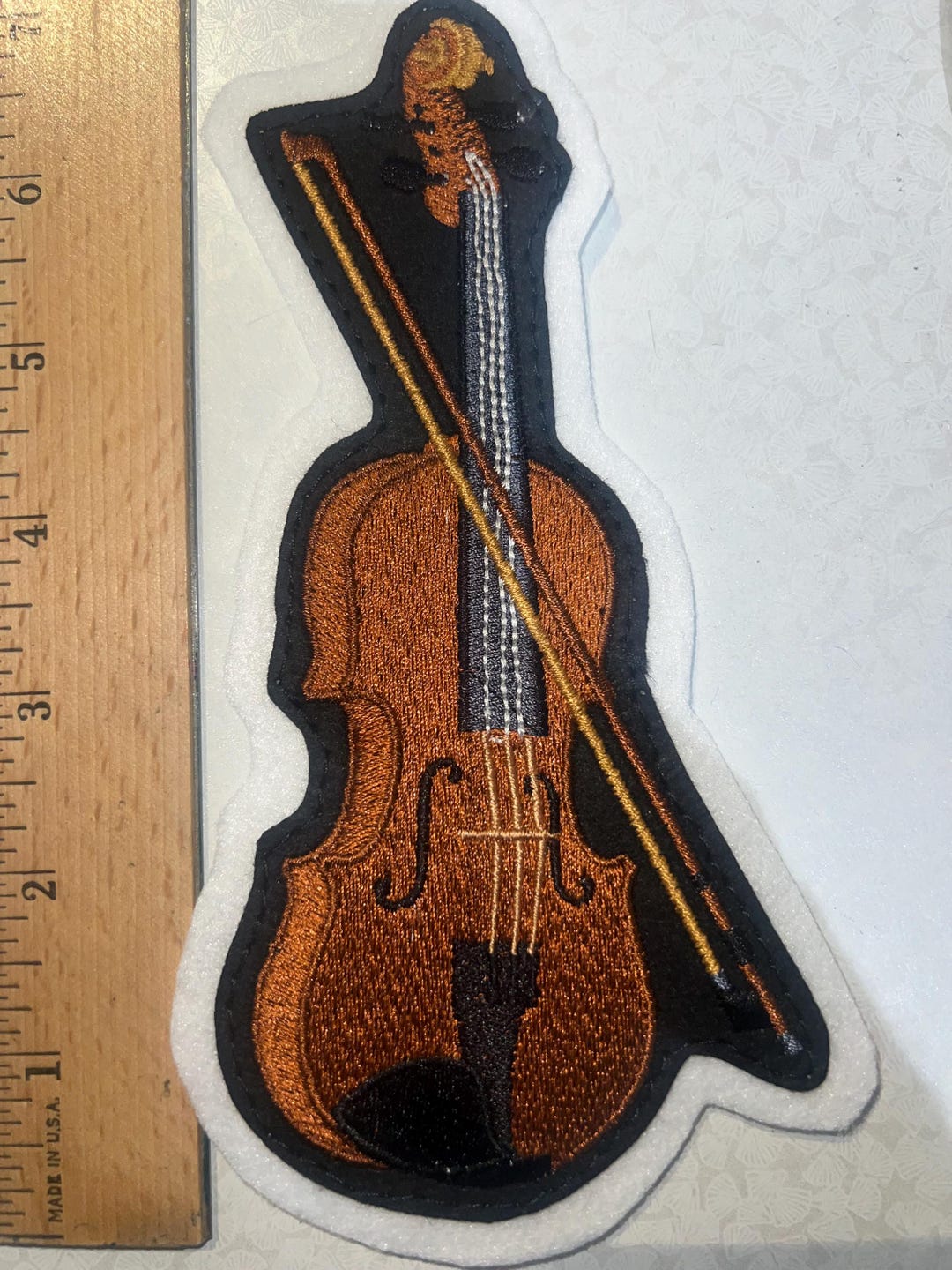 Violin Patch for Varsity Jacket / Biker Vest - Etsy