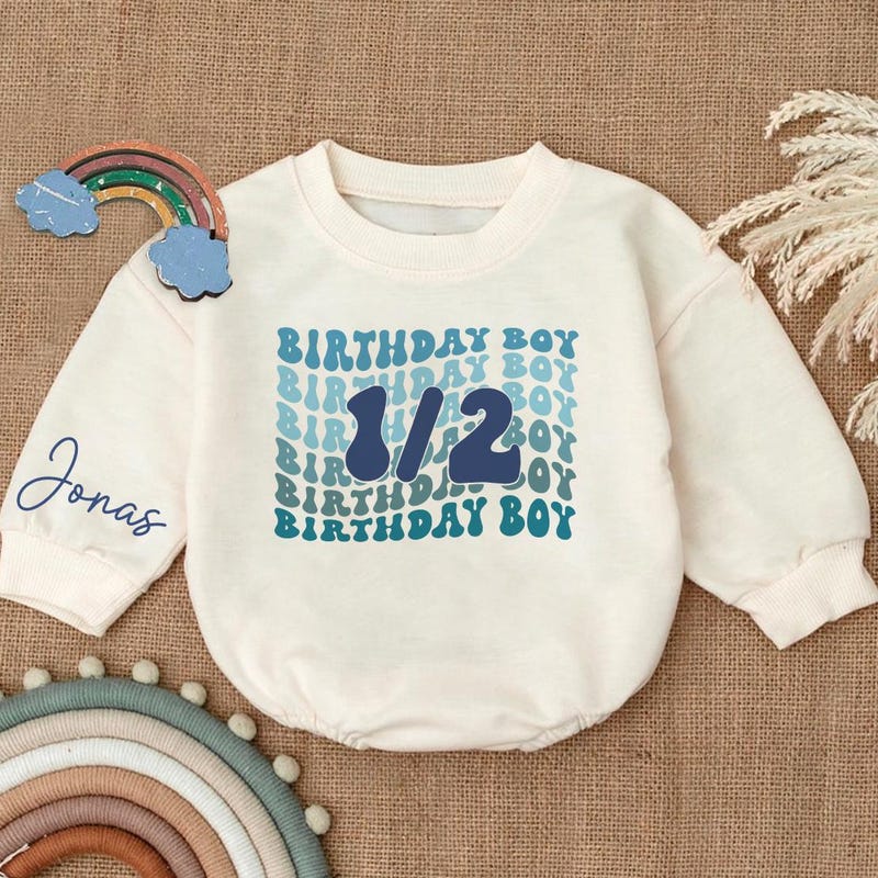 1/2 Birthday Boy Bubble - Etsy
