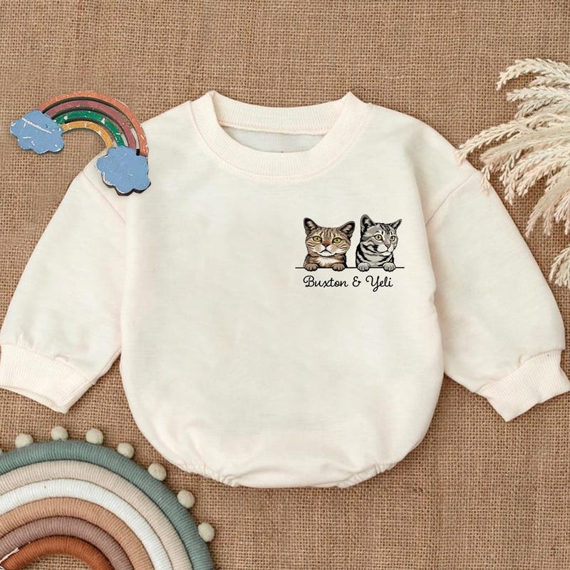 Black Cat Baby Sweater - Etsy