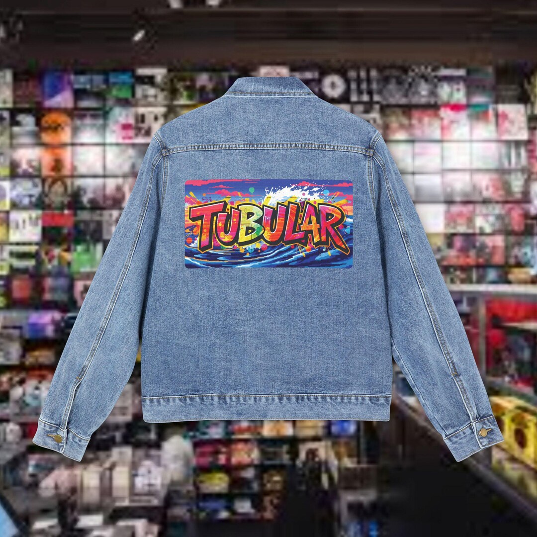 Tubular, 80s, Surf, 1980s, Coat, Denim Trucker Jacket, Womens Denim ...