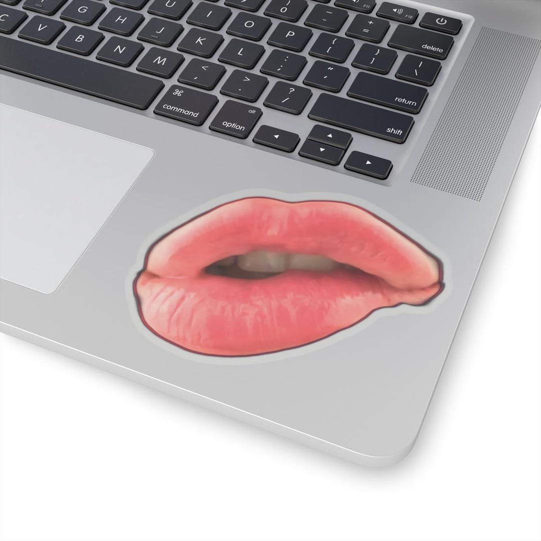 Lips. Kiss-cut-sticker, Humor Bumper Stickers, Hilarious Bumper Sticker ...