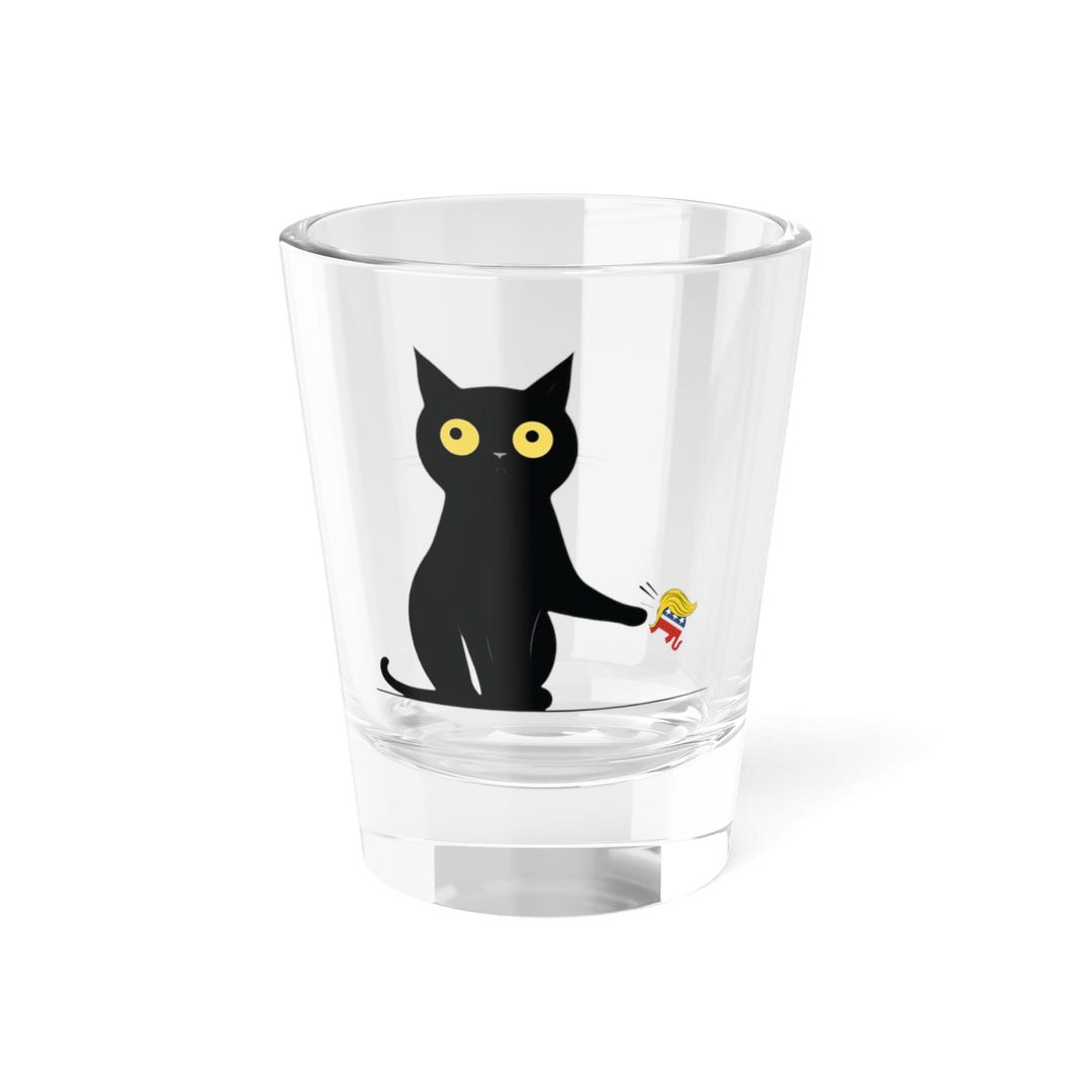 Black Cat VS, Cute Shot Glass, Cool Shot Glass, Shotglass, Bachelor ...