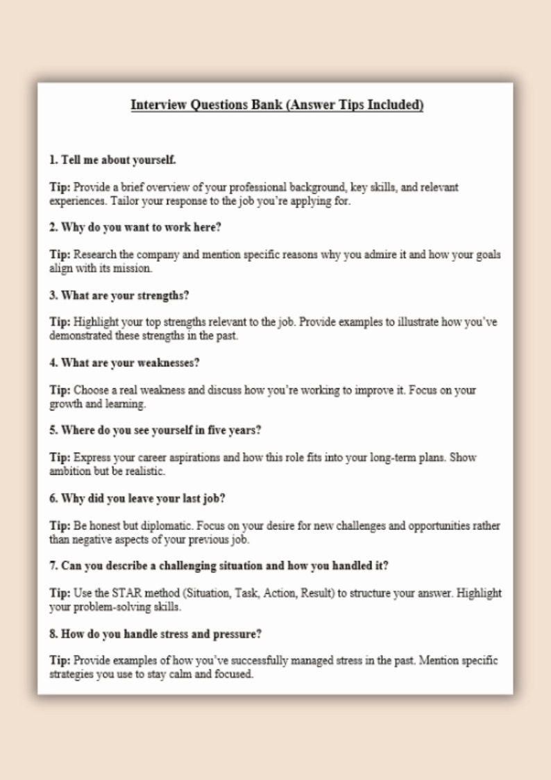 Top 50 Job Interview Questions and Answers: Essential Guide for Any Job ...