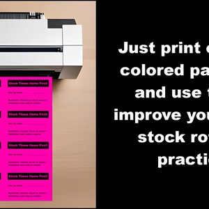 Stock Rotation Management Bundle: Labels, To-do-list, PDF Guide - Etsy