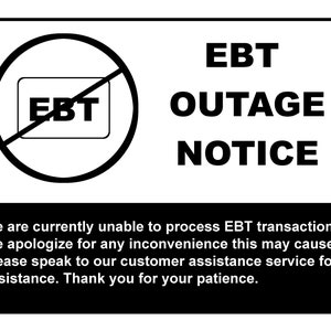 EBT Outage Management Bundle: PDF Signs, Editable MS Word Procedure ...