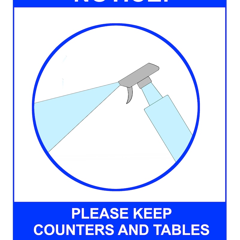 Keep Area Clean Sign - Etsy