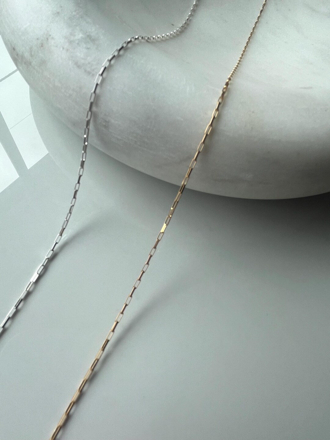 1.2mm Venetian Box Chain, 14k Gold Filled Chain, Sterling Silver Chain ...