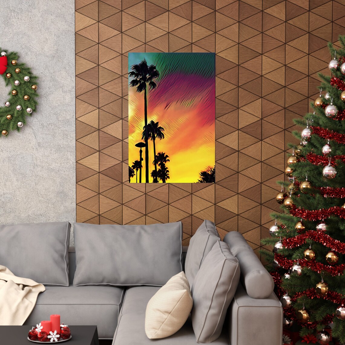 Matte Vertical Palm Trees Posters - Etsy