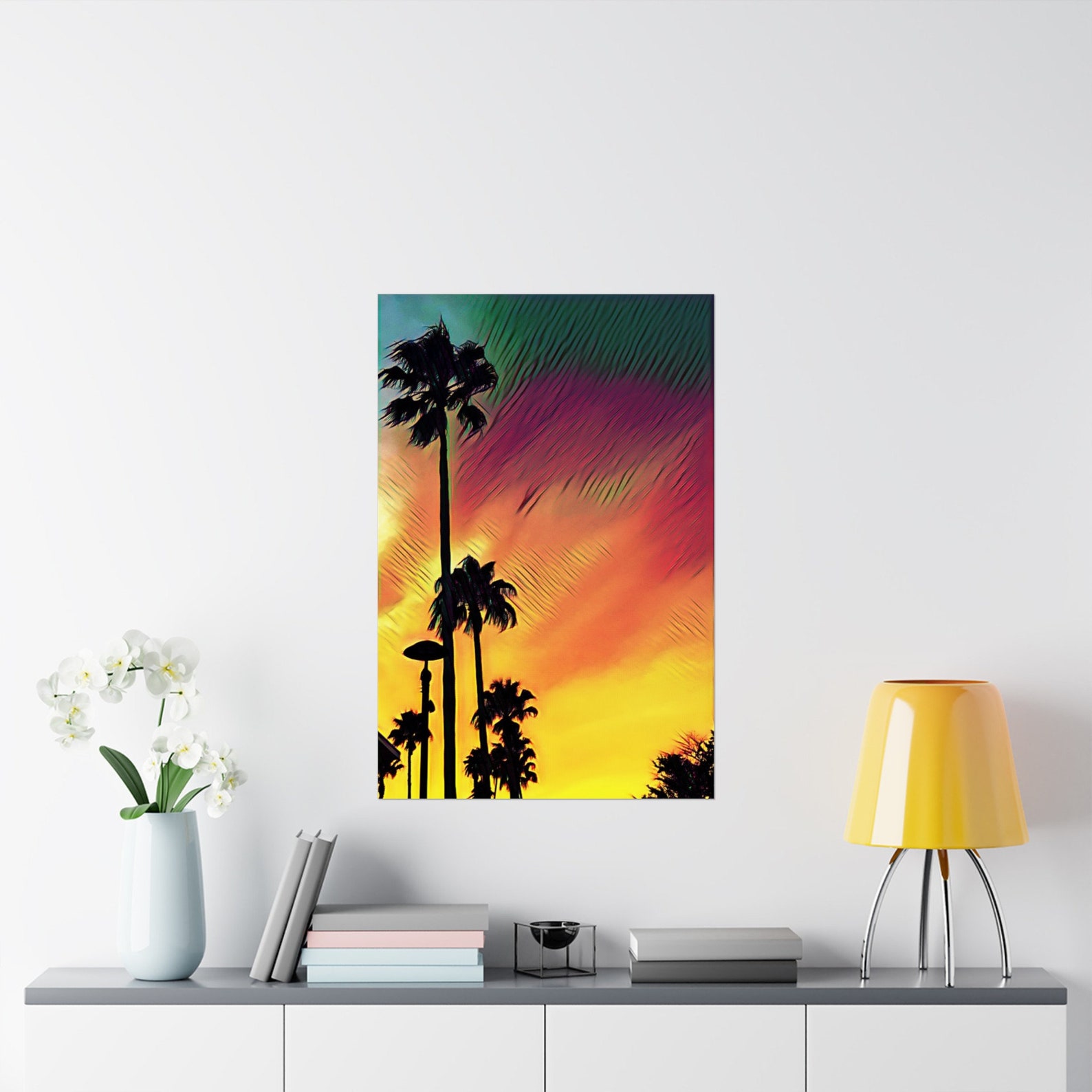 Matte Vertical Palm Trees Posters - Etsy