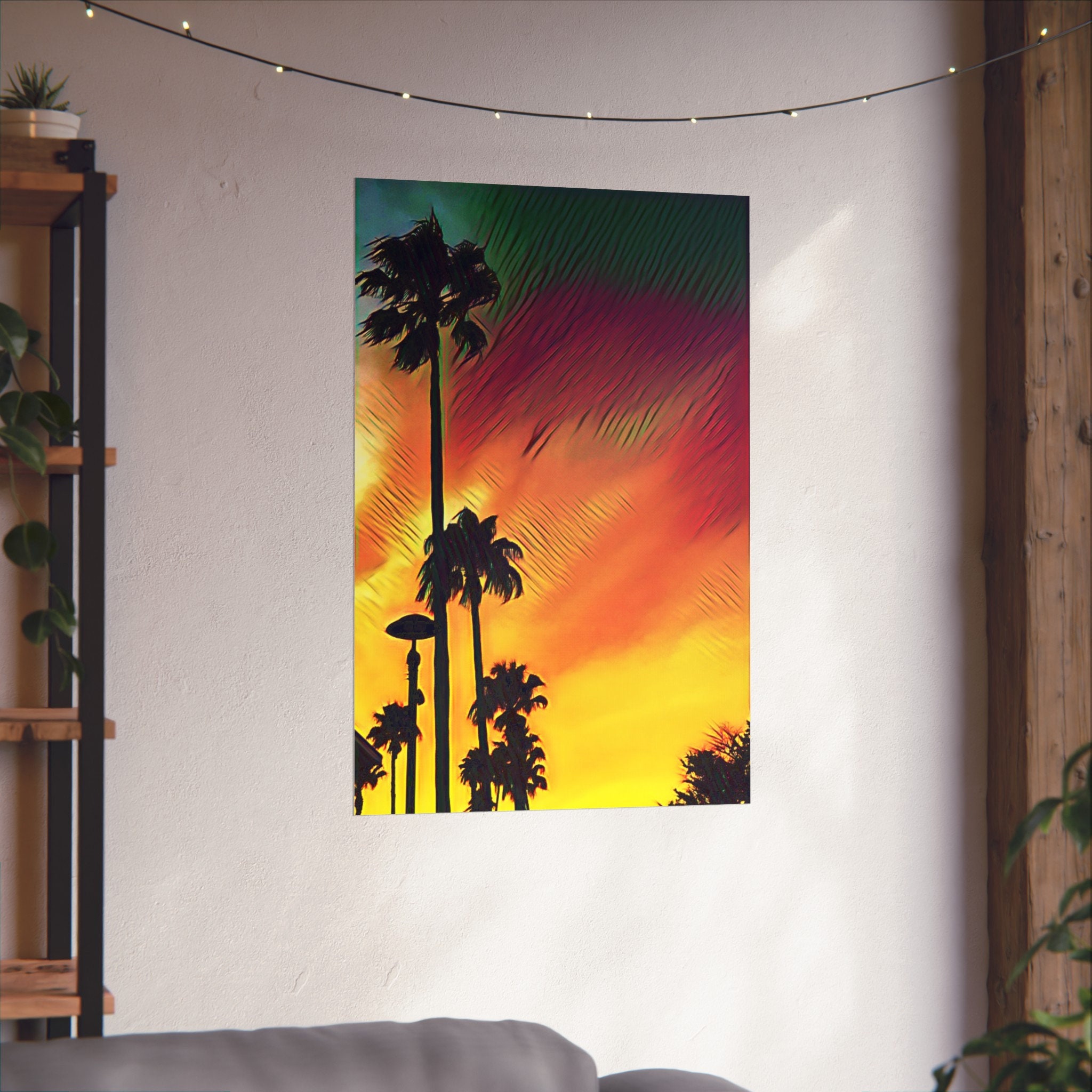 Matte Vertical Palm Trees Posters - Etsy
