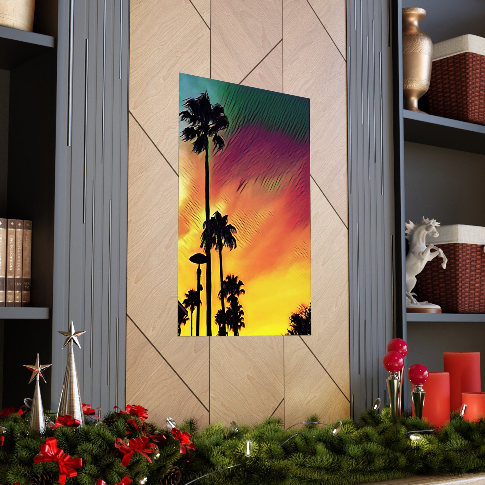 Matte Vertical Palm Trees Posters - Etsy
