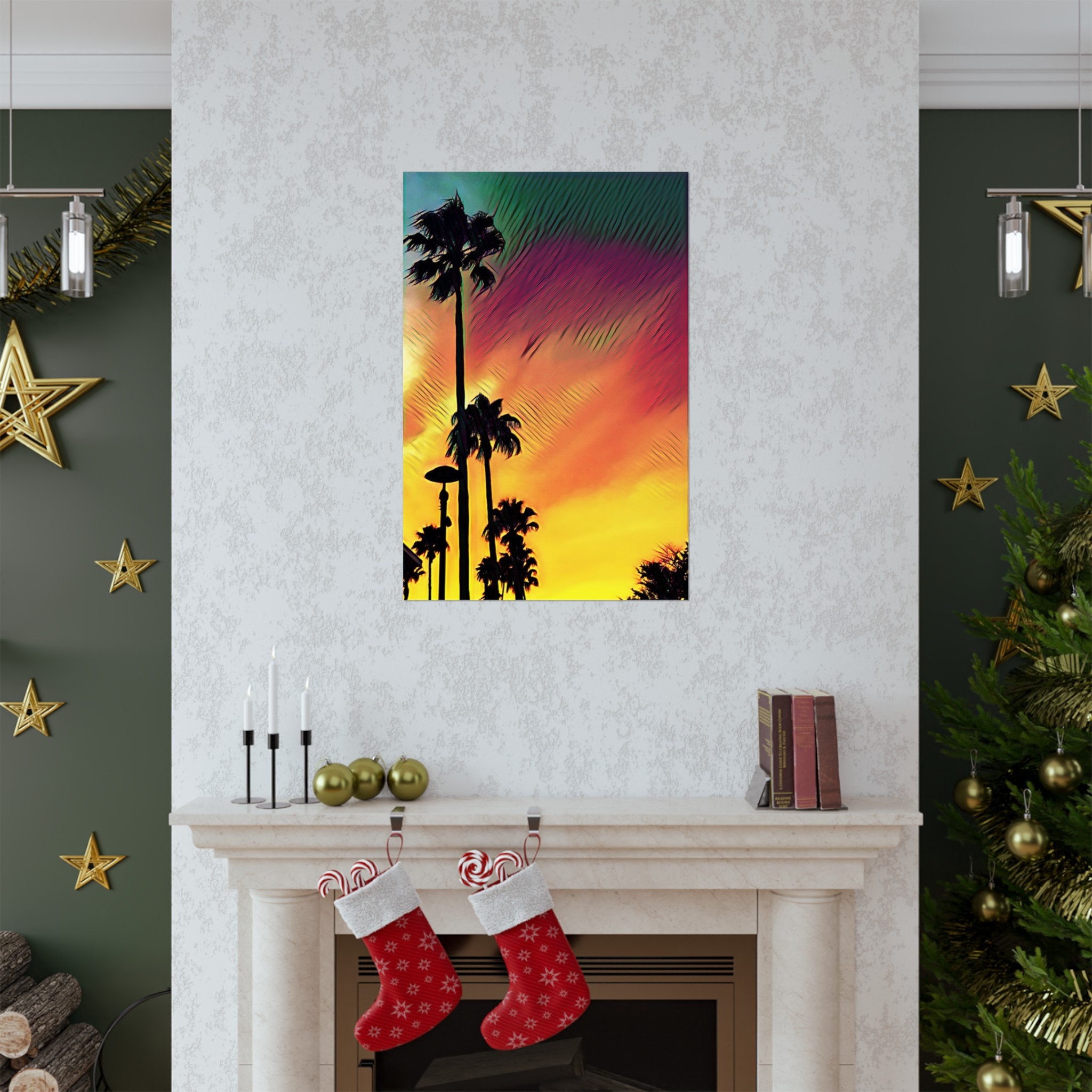 Matte Vertical Palm Trees Posters - Etsy