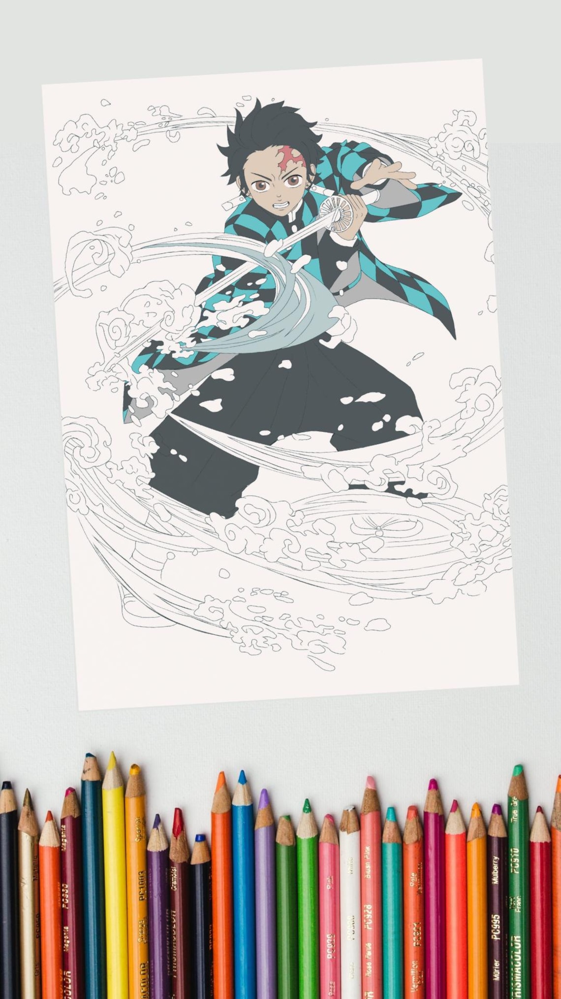 Rengoku DEMON SLAYER Anime Characters Kimetsu No Yaiba Coloring Pages ...