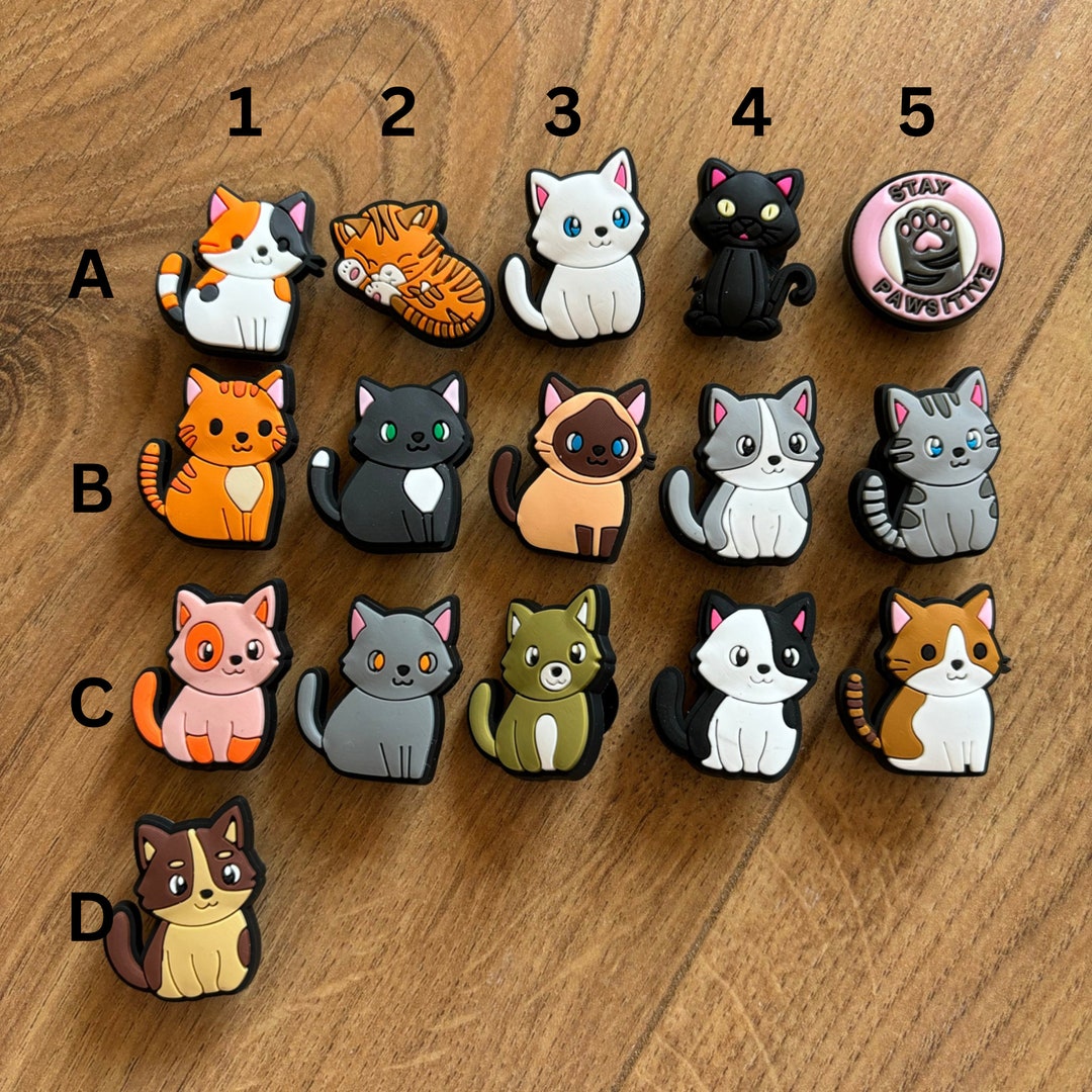 Cats Croc Charms - Etsy