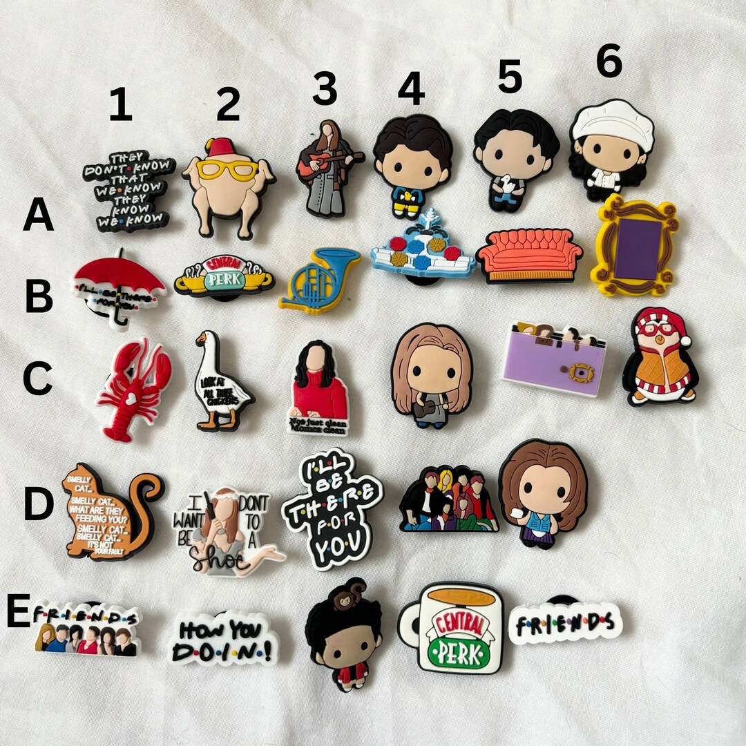 Friends Croc Charms - Etsy