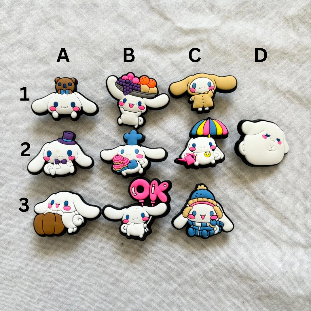 Cinnamoroll Croc Charms - Etsy