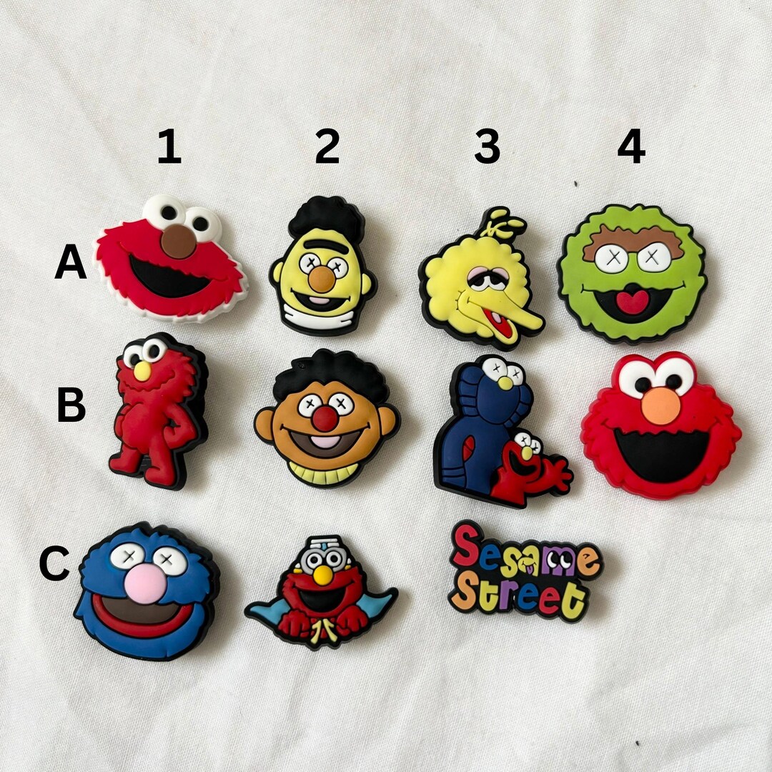 Sesame Street Croc Charms - Etsy