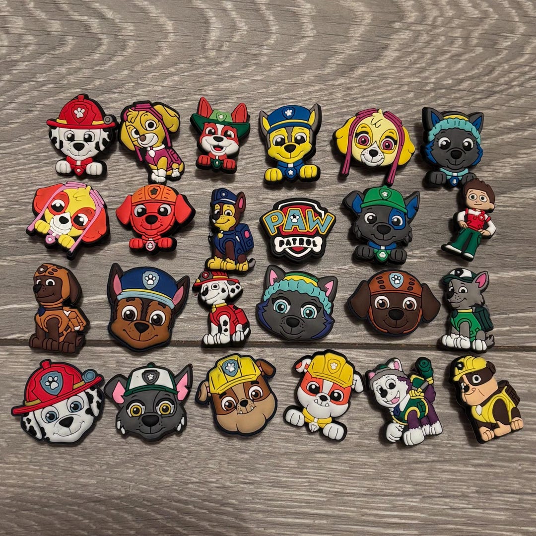 24pack Patrol Croc Charms - Etsy