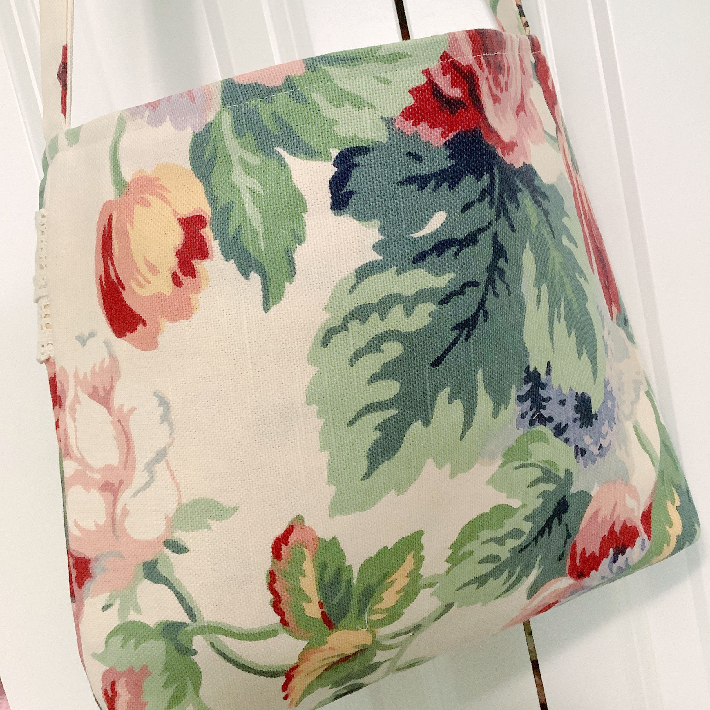 Market Tote Bag Garden Rose Handbag With Shoulder Strap - Etsy